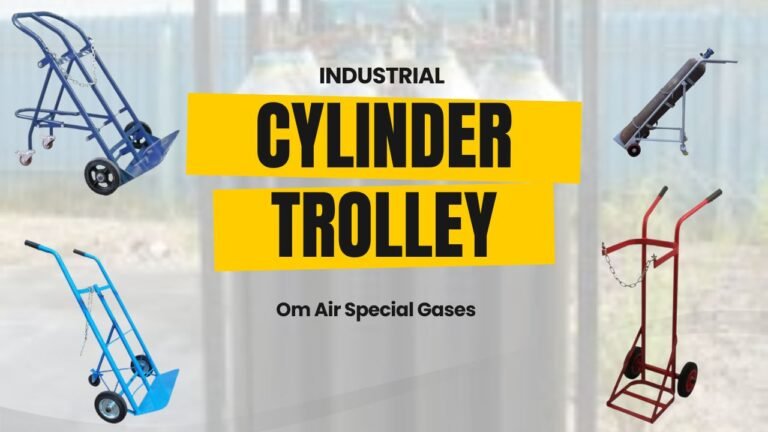 Single & Double Cylinder Trolleys - Om Air Special Gases